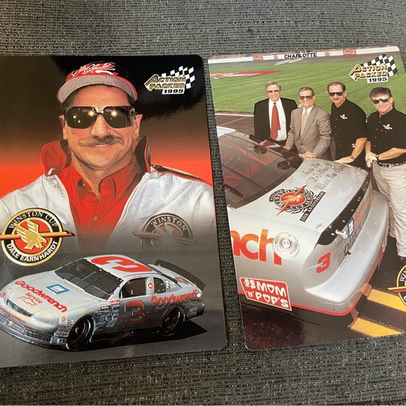 Accessories | Vintage Nascar Racing Posters Cards With Dale Earnhardt ...